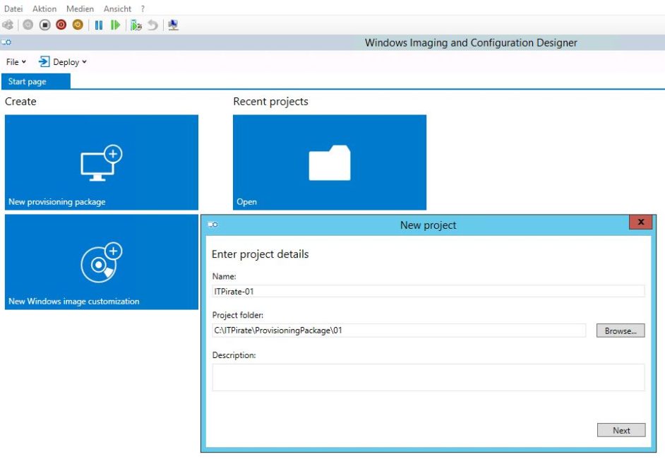 Windows 10 Provisioning Packages – Installation of the Imaging and ...
