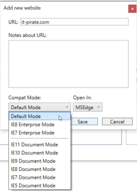 Windows 10 – Internet Explorer and Edge – Enterprise Mode Site List ...