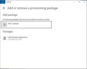 Windows 10 – Provisioning Packages – Install multiple Applications by ...