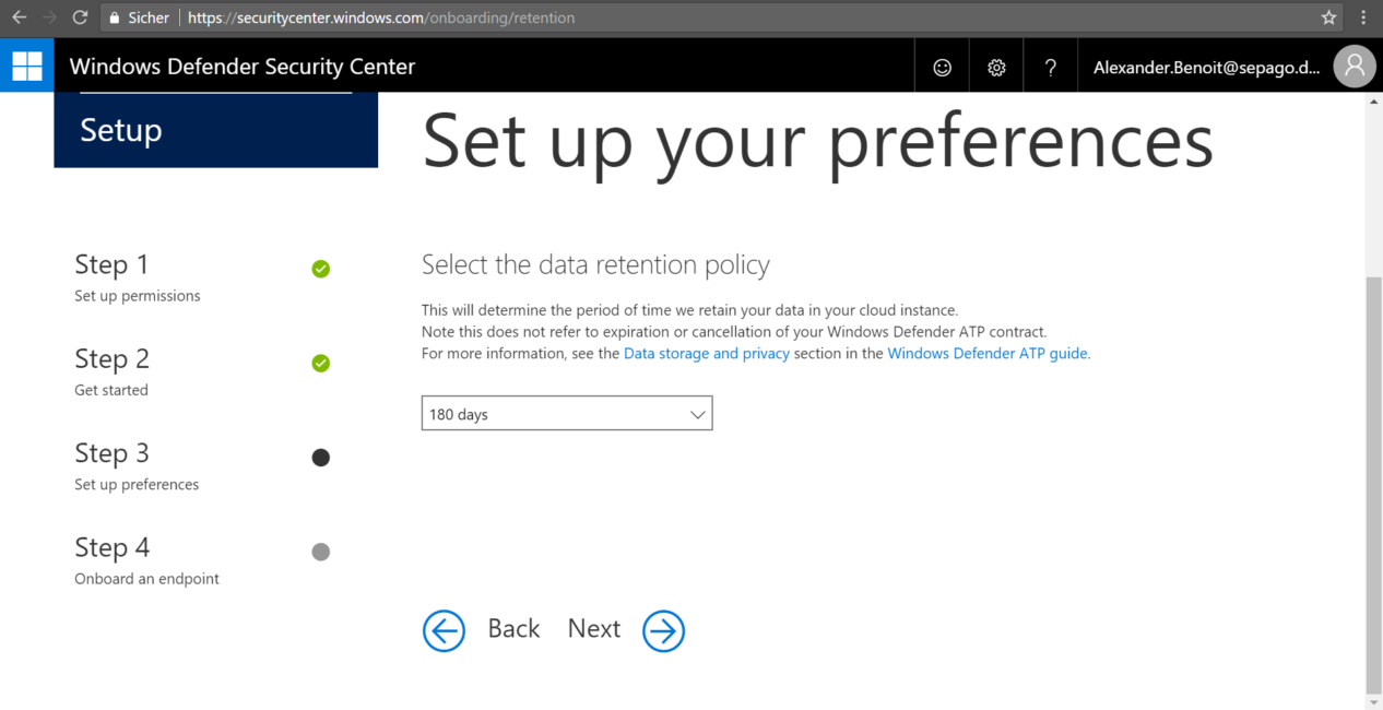 Windows Defender ATP: Tenant creation – Part 1 – IT-Pirate